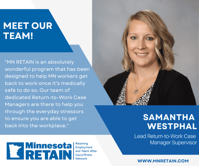 Meet Our Staff - Samantha Westphal - MN RETAIN